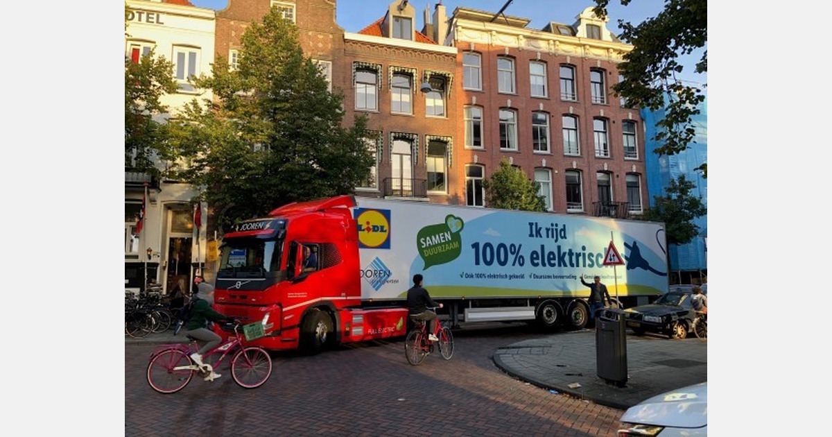 Vrachtwagens Lidl vóór 2030 volledig elektrisch
