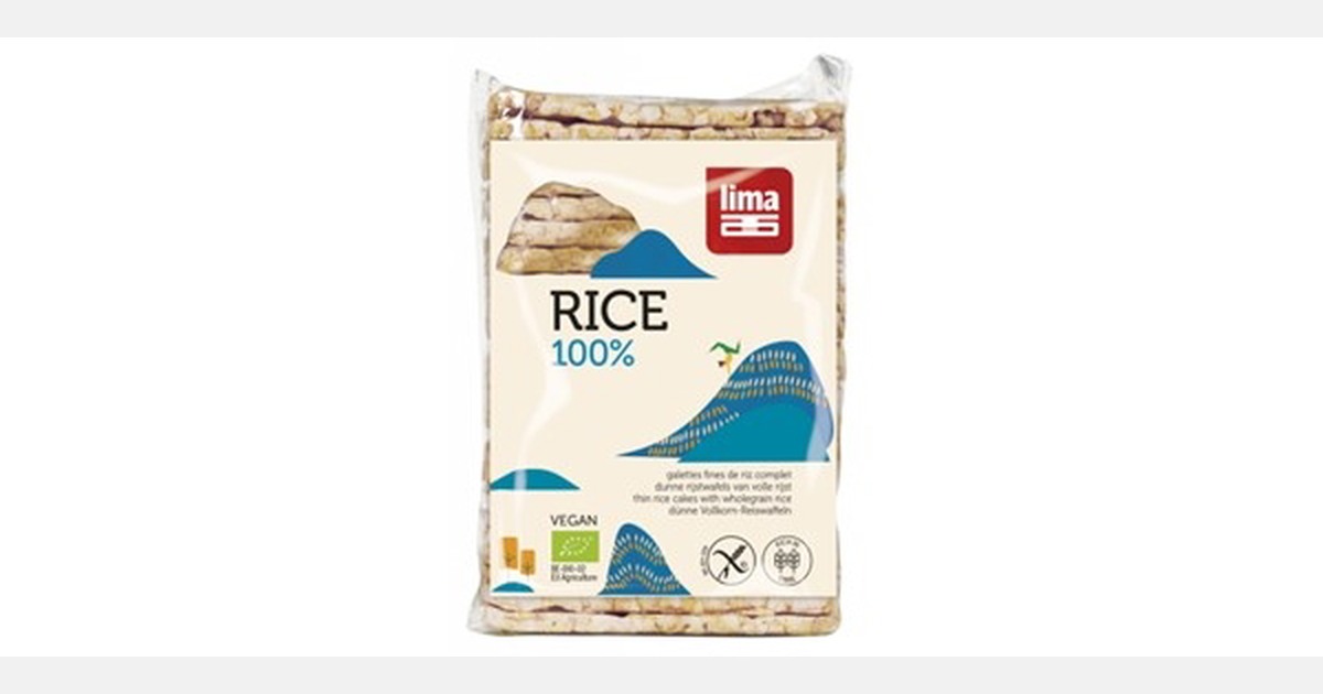 Terugroeping van 'Dunne Rijstwafels van volle rijst'